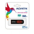 ADATA C008 Retractable Capless USB 2.0 Flash Drive 32GB Black/Red ...