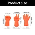 6Pcs Knitting Needle Stoppers Hand Shape Needle Point Covers Crochet ...