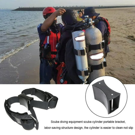 Adjustable Backmount Carrier Single Oxygen Bottle Holder backup tank ...