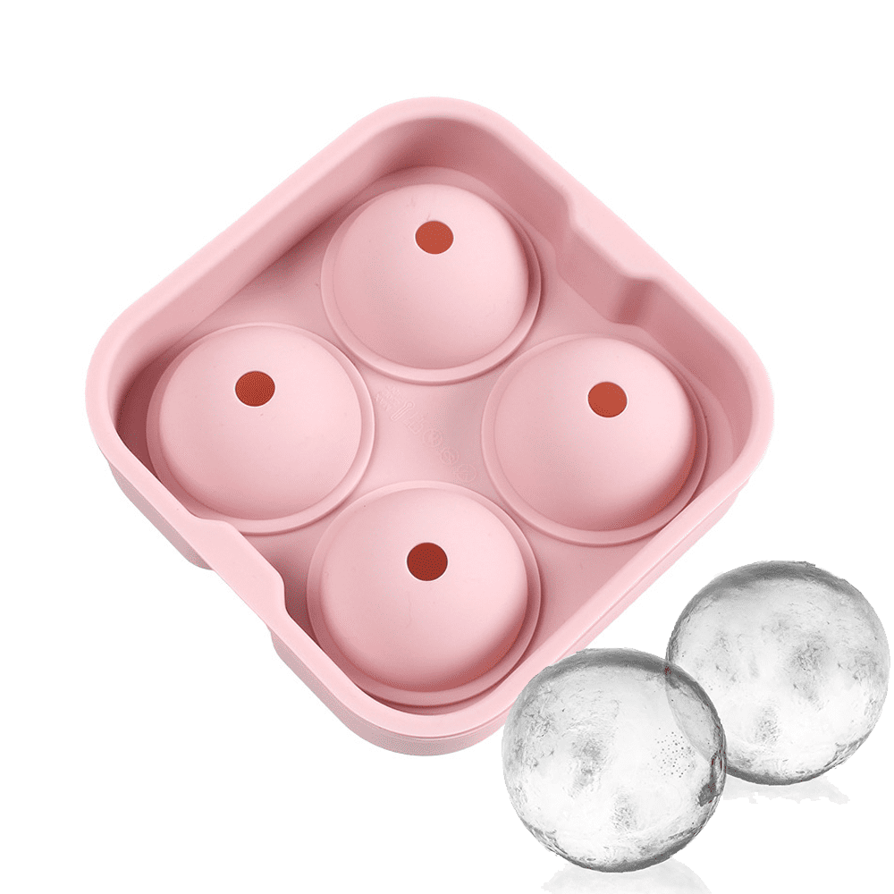 Round Ice Cube Mold, Sphere Ice Trays for Freezer , for Cocktail and ...