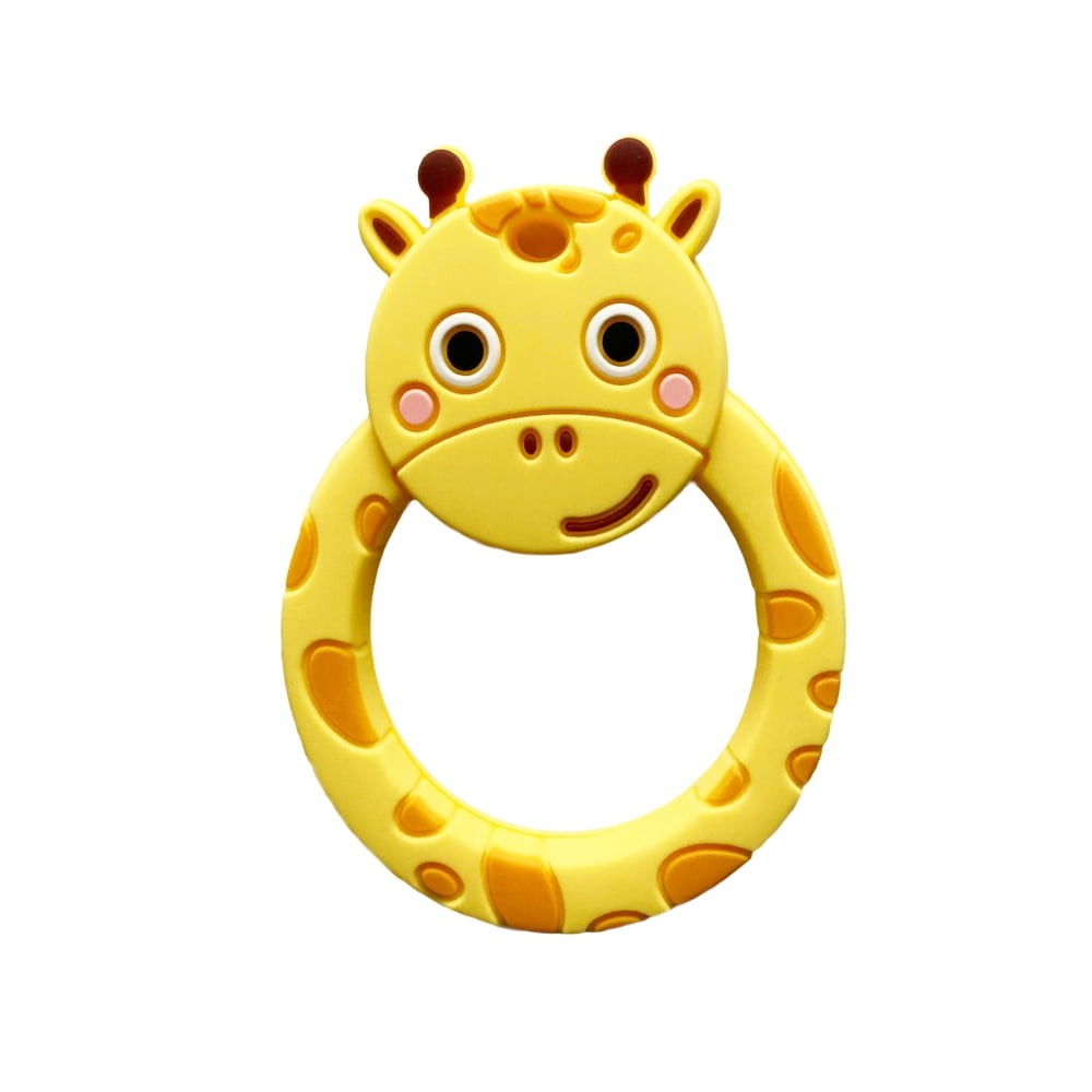 Baby Silicone Teether, Sensory Chew Toys, BPA Free Soft and Effective ...