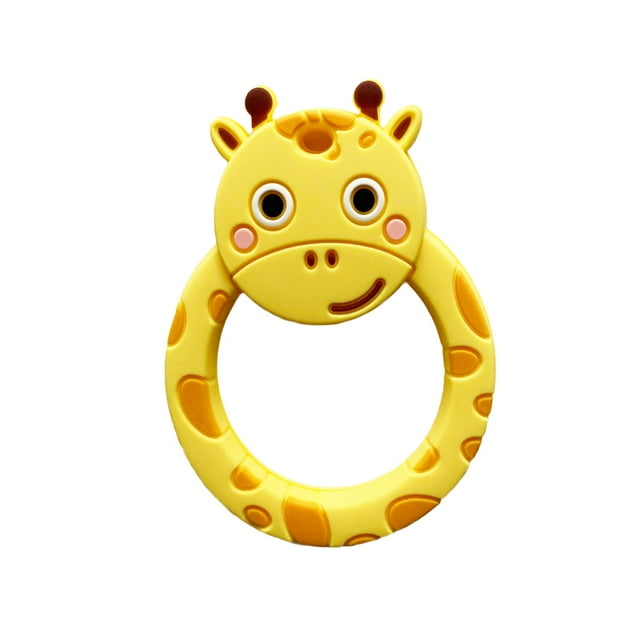 Baby Silicone Teether, Sensory Chew Toys, BPA Free Soft and Effective ...