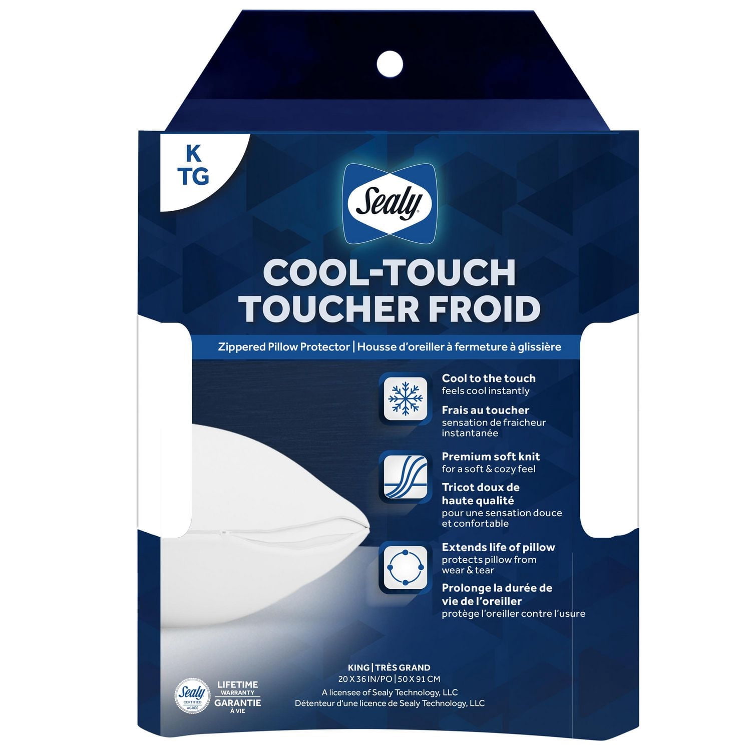 Click here for Sealy Cool Touch Pillow Protector prices