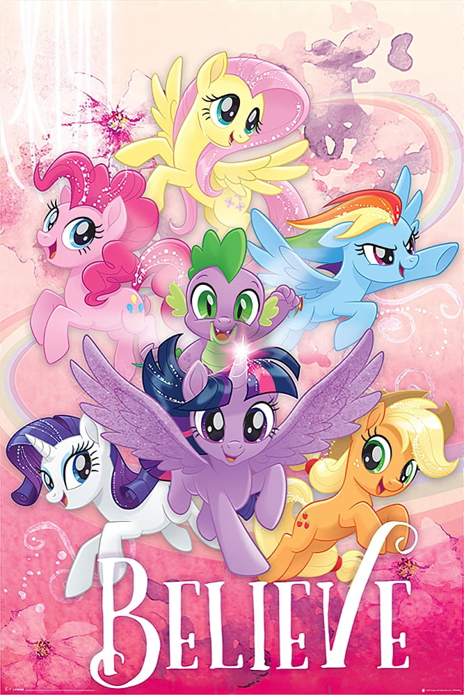 My Little Pony - TV Show Poster / Print (Believe - All Ponies) - Walmart.com