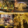 2 Pack Solar Copper Wire String Lights, 39.3FT 300LED/100LED 12 Modes ...