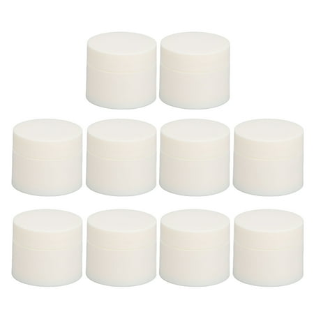 Cream Bottle, PP 10Pcs Rounded Internal Bottom Cream Container ...