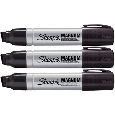 Sharpie Magnum 44 Marker, Black - Large and Ultra Thick for Big ...