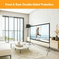 100" Projector Screen with Stand Carry Bag Portable Indoor/Outdoor 16:9 ...