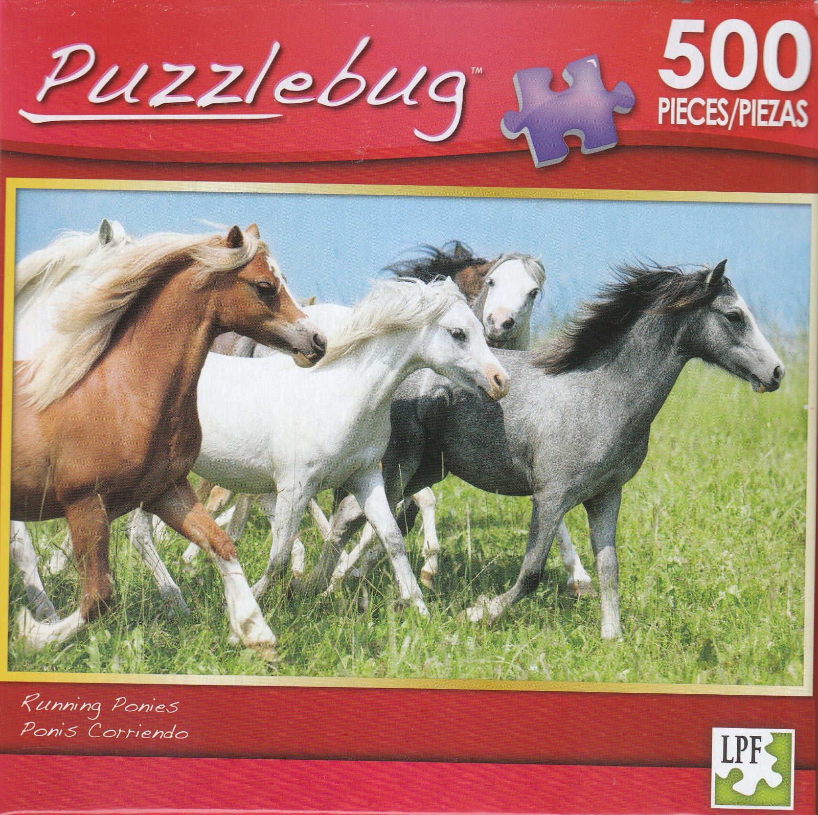 Puzzlebug 500 - Running Ponies - Walmart.com