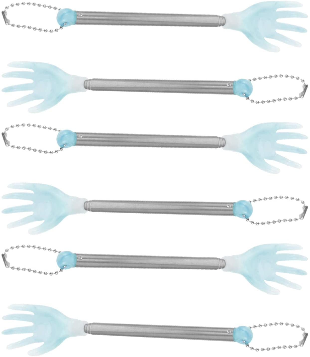 6pcs Travel Size Back Scratcher Therapeutic Plastic Back Scratcher Body ...