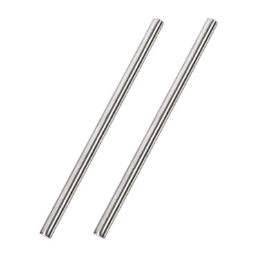 2mm x 100mm 304 Stainless Steel Solid Round Rod for DIY Craft - 2Pcs - Walmart.com