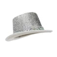 Slccxzc Party Hat Glittering Magician Hat Jazz Caps for Adult Shiny Hip ...