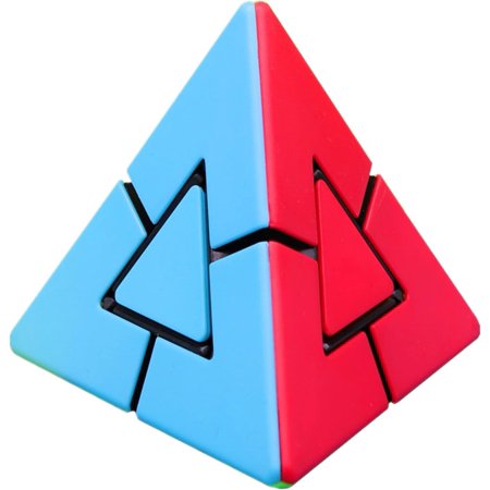Tropibed 2×2 Pyraminx Cube 2×2 Colorful Pyramid Magic Cube Brain Teaser ...