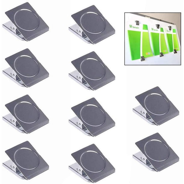 10 piezas de clips magnéticos, clips magnéticos de metal, clips ...