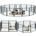 Dog Playpen Portable Outdoor Dog Fence Dog Playpen for Large/Medium ...