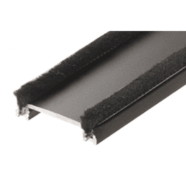 Crl 84 Bronze Anodized Wide Commercial Door Astragal With Weatherstrip