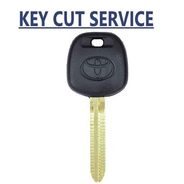 KEY CUT SERVICE + Toyota TOY43 TOY43AT4 Transponder Chip Key ( 4C ) VLS ...