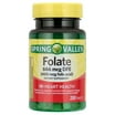 Spring Valley Folate Dietary Supplement Tablets, 400 Mcg, 250 Count ...