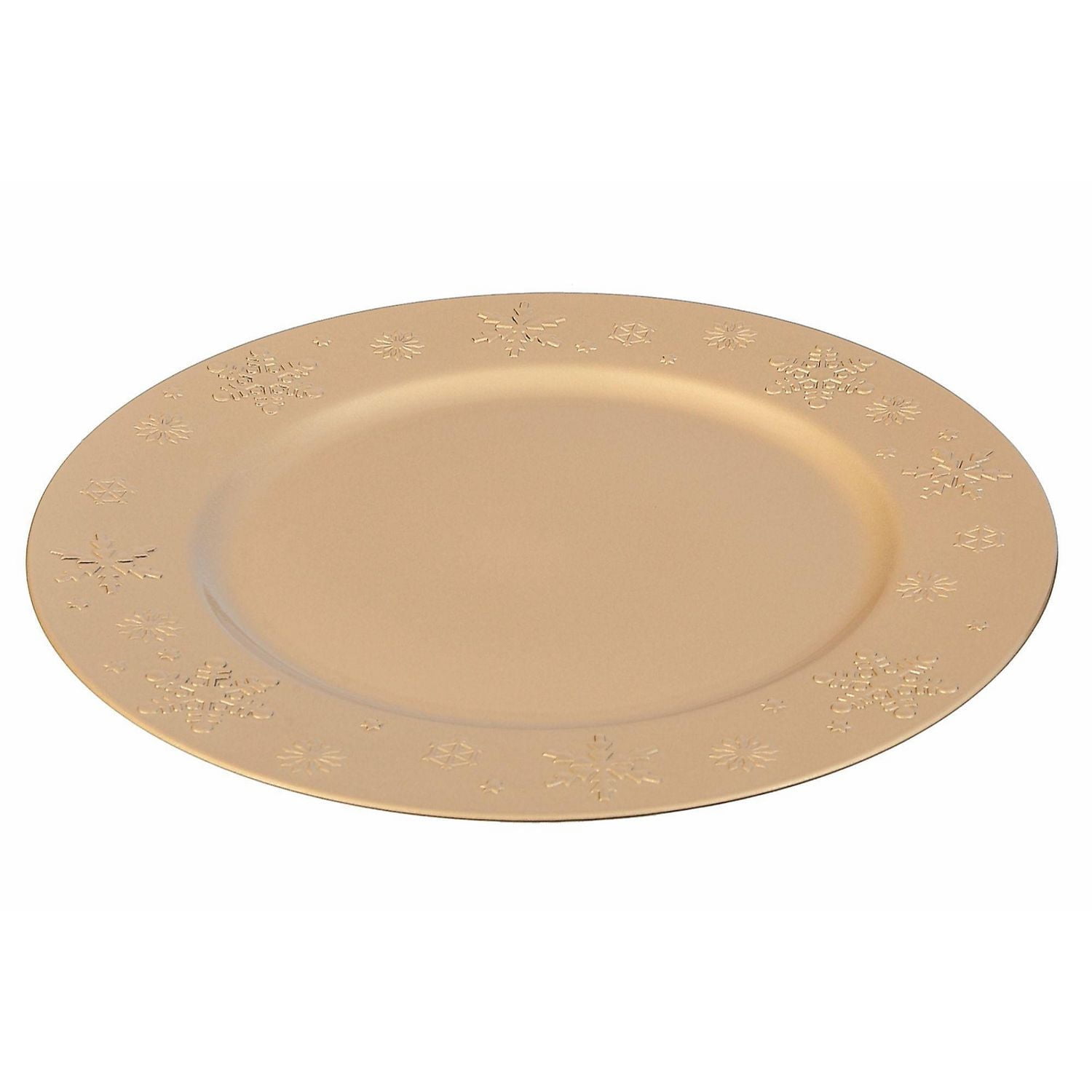 Click here for Ih Casadécor Charger Plate (Snowflake) (Gold)-Set... prices