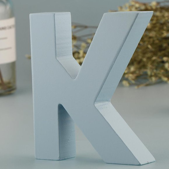 Standing Wooden Letters