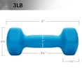 Fitness Alley Neoprene Dumbbell Pairs Set Coated for Non Slip Grip ...