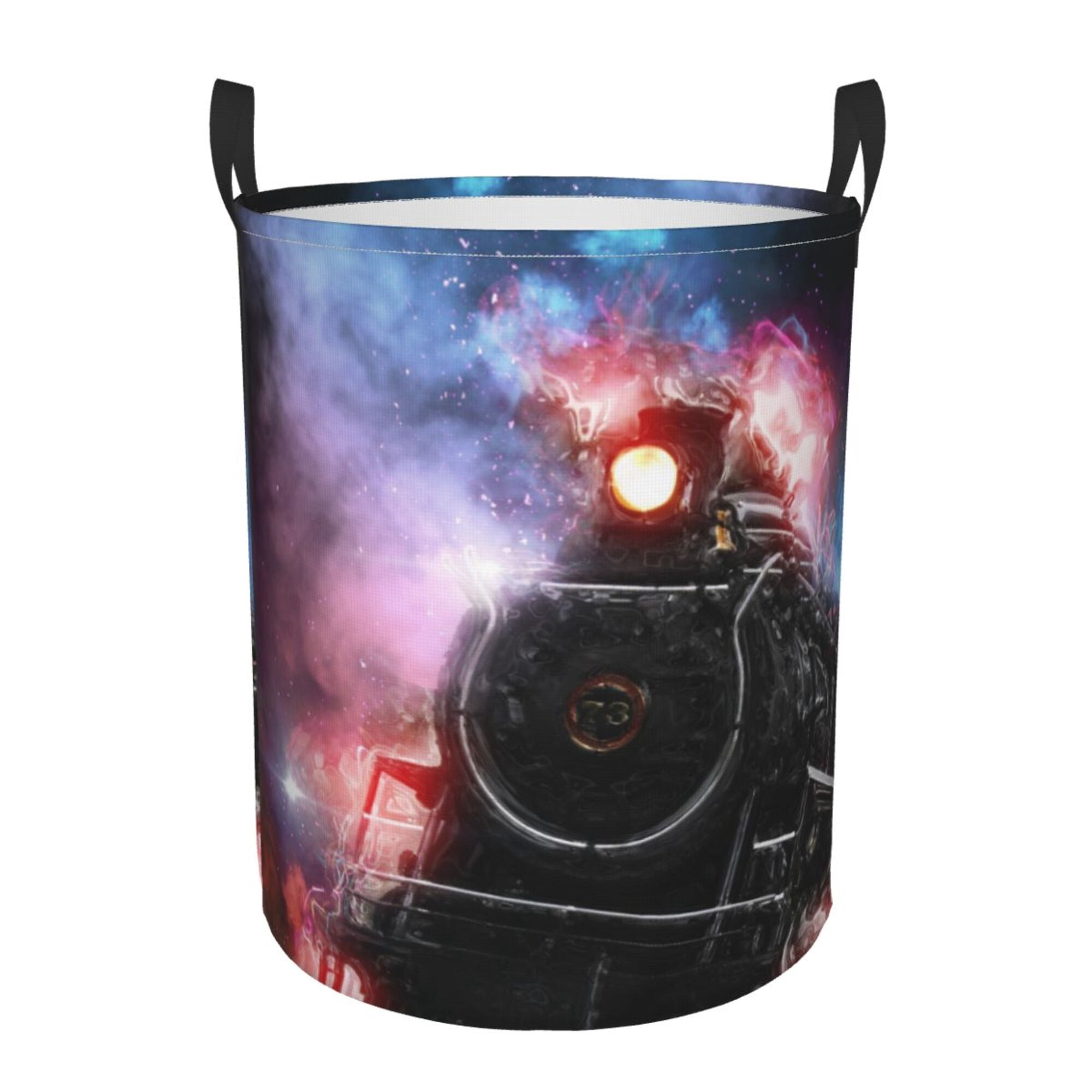 ZICANCN Super Modern Ancient Train Laundry Basket Organizer, Dirty ...