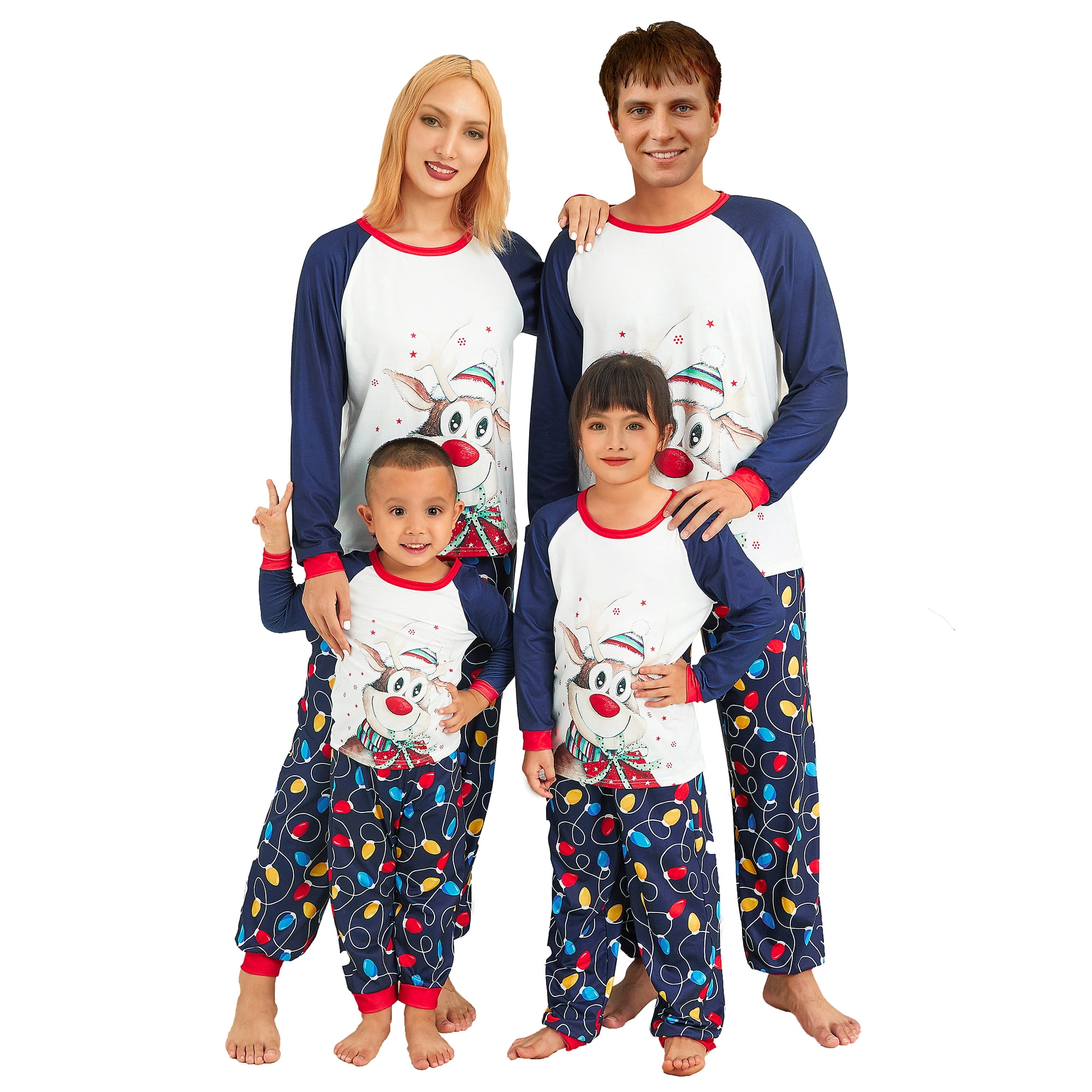 Click here for Caitzr Christmas Matching Family Pajamas  Cartoon... prices