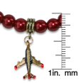 Flight Attendant Charm Bracelet in Gold - Walmart.com