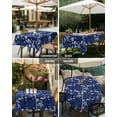 Coastal Turtle Square Outdoor Tablecloth, Waterproof Table Cloth Cover ...