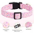 Cotton Dog Collar,Adjustable Cute Puppy Collar with Moon Patterned ...