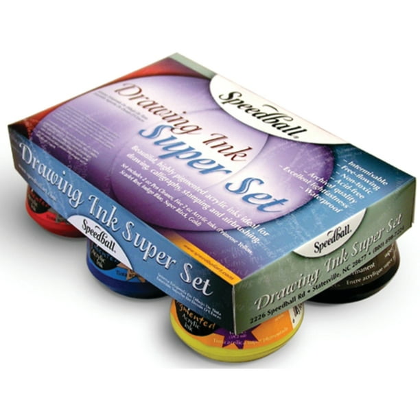Speedball Drawing Ink Super Set - Walmart.com