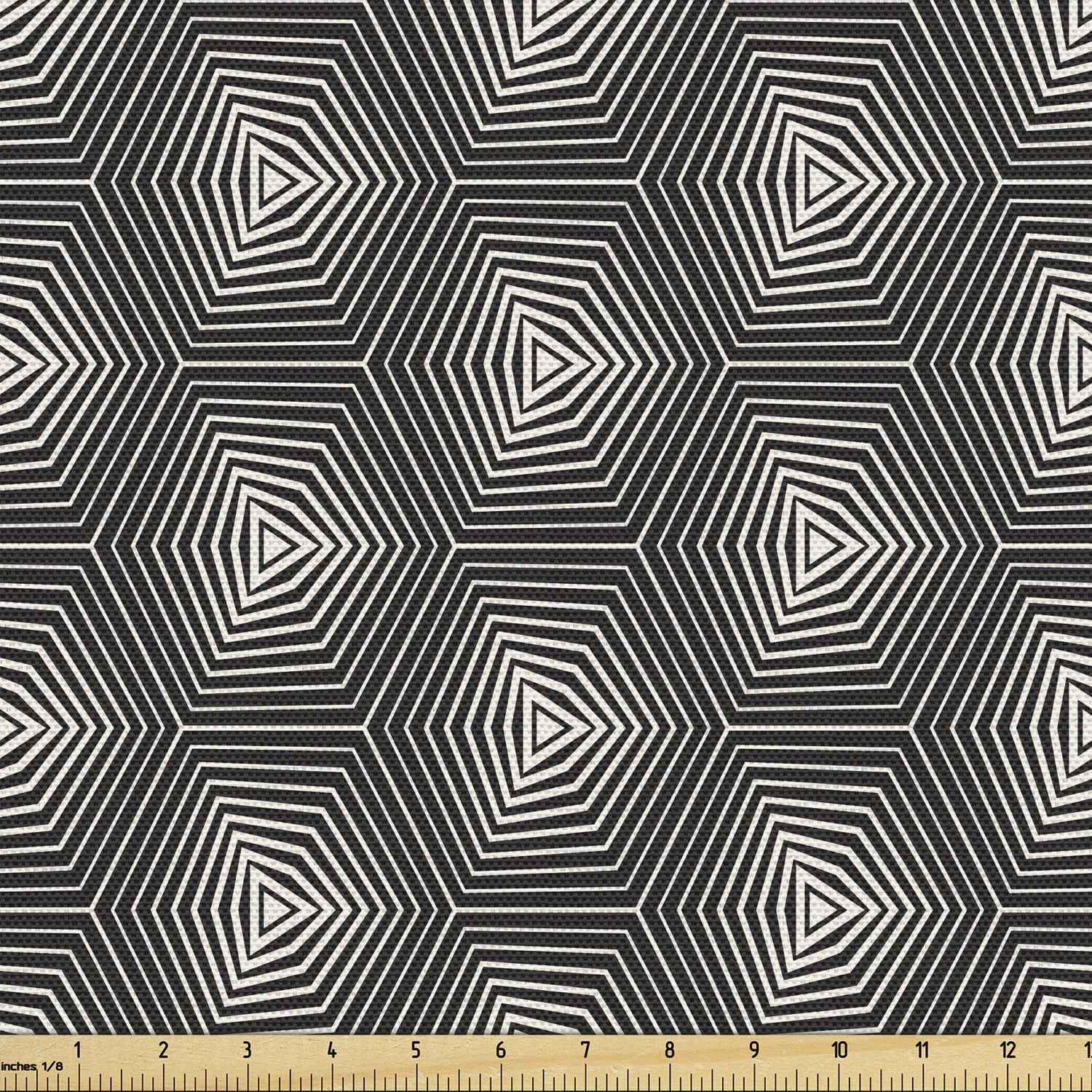 Lattice Fabric by the Yard, Small Triangles and Abstract Striped ...