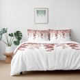 4 Pieces Duvet Cover Queen Bedding Sets Spring Botanical Watercolor ...