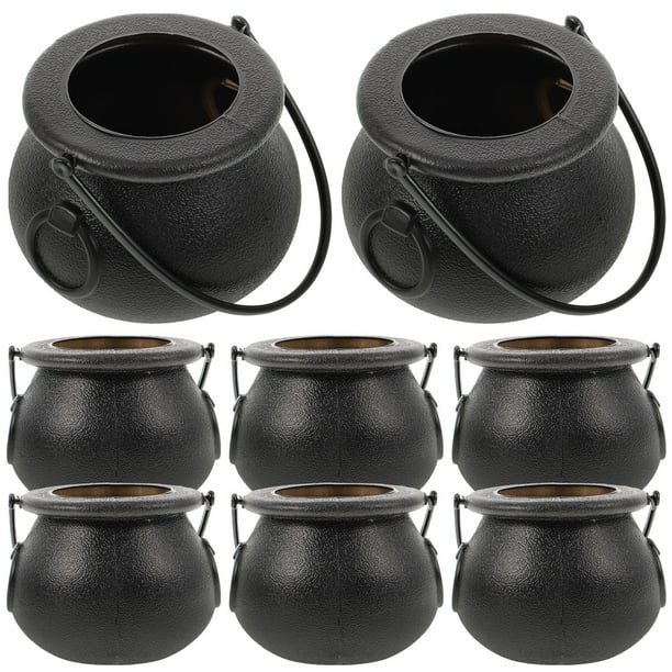 8 Pcs 5x7cm Candy Jars Kettles Witch Cauldron Handheld Candy Bucket for ...