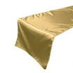 Shiny Satin Table Runner Solid Gold - Walmart.com