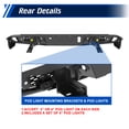 Heavy Duty Steel Rear Bumper for Ford Ranger 2024 2025,Type 2 - Walmart.com