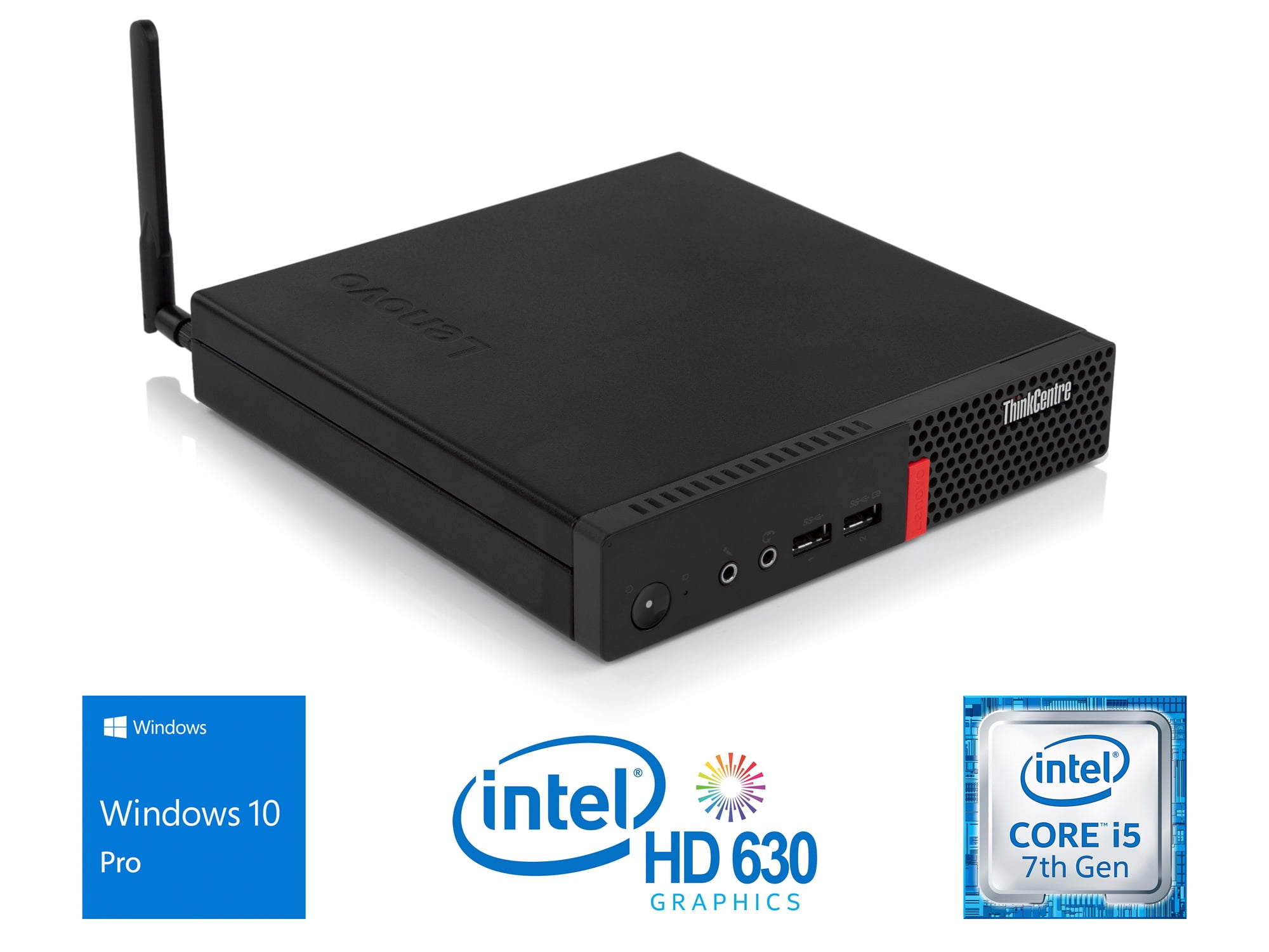Lenovo ThinkCentre M710q Mini PC, Intel Core i5-7400T Upto 3.0GHz, 32GB ...
