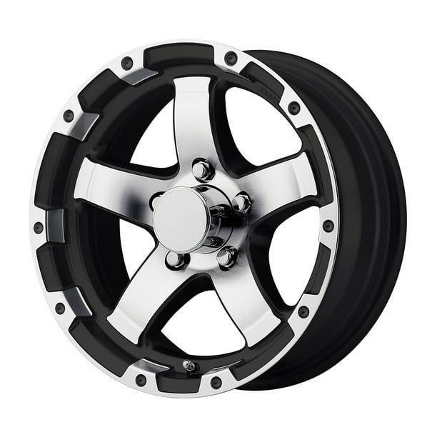 14X5.5 5-Lug on 4.5" Aluminum T08 Trailer Wheel - T08-45545BMLS ...