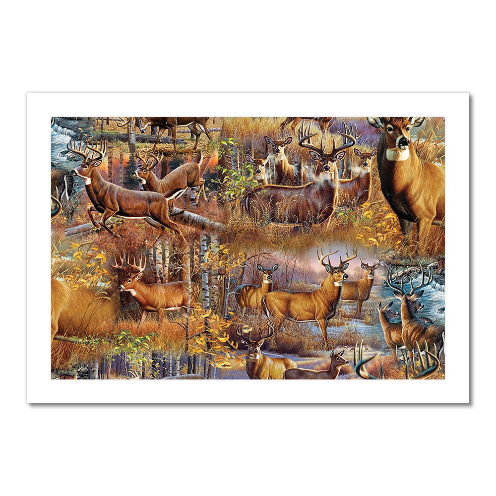 Deer Pattern Artwork | Choose from: Canvas (Ready to Hang) Canvas ...