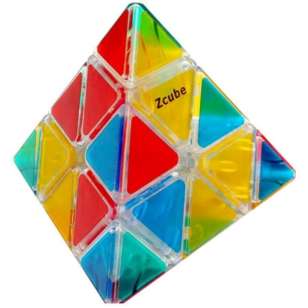 HTCM 3x3 Pyraminx Speed Cube 3x3x3 Pyramid Magic Cube 3x3 Transparent ...