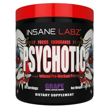 Pre Entreno Insane Labz Psychotic Gold 35 Servicios Fruit Punch ...