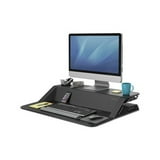 Lotus Sit-Stand Workstation 32.75w x 24.25d x 5.5 to 22.5h, Black ...