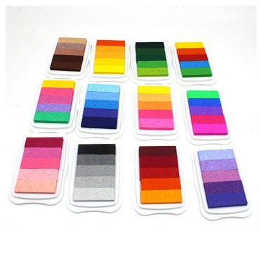 Craft County Pigment Ink Stamp Pad – Refillable Ink Pad in 15+ Colors ...