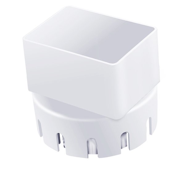 Square To Round Drain Adapter