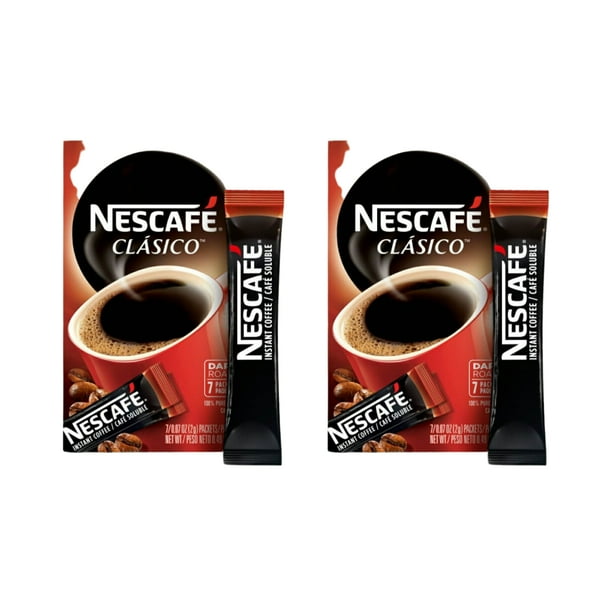 JSC Nescafe Instant Coffee Single Serve Dark Roast Delivers Rich Bold ...