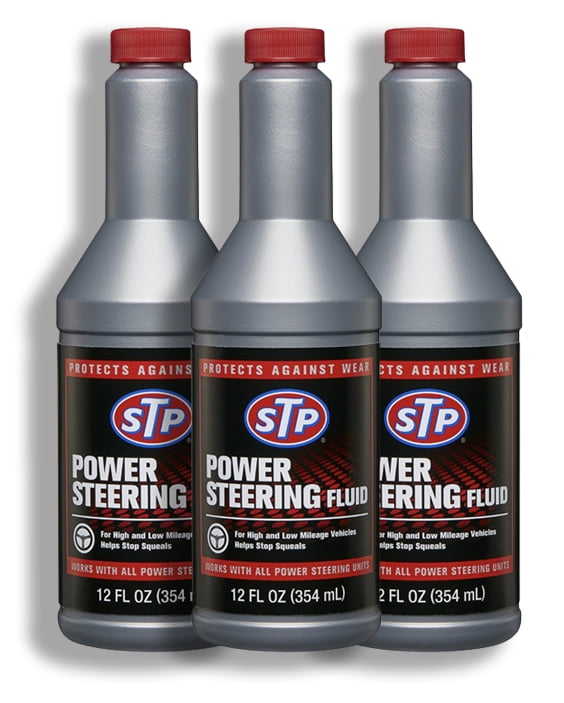 STP POWER STEERING FLUID & Stop Leaking, 12 Fl.oz, 3 Packs - Walmart.com