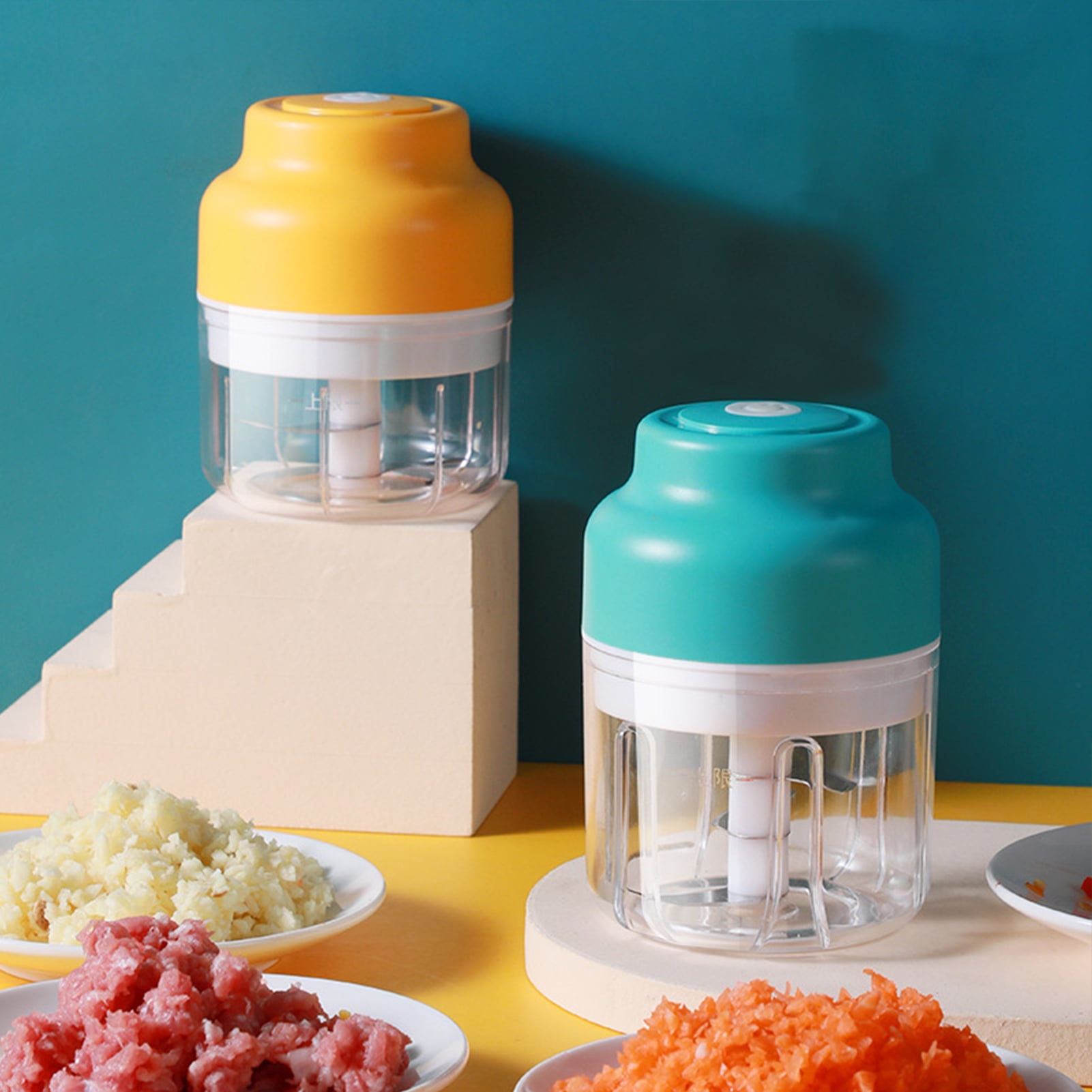 kiskick Garlic Press - Eco-friendly Simple Operation Plastic Mini ...