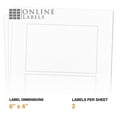 4 x 6 Shipping Labels - Inkjet/Laser Printer - Online Labels (100 Sheet ...