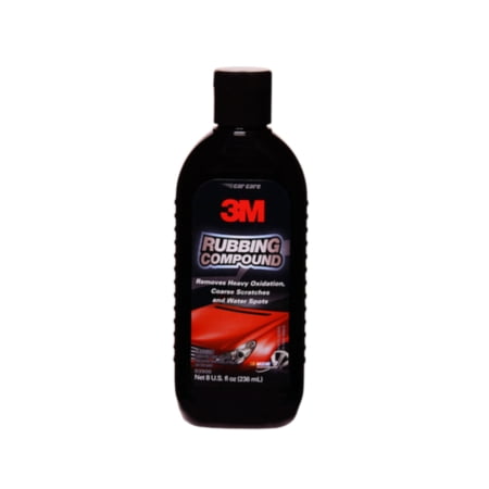 3M Rubbing Compound, 03900, 8 oz - Walmart.com