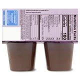 Great Value Chocolate Pudding Cups, 3.25 oz, 4 Count, Made with Skim ...